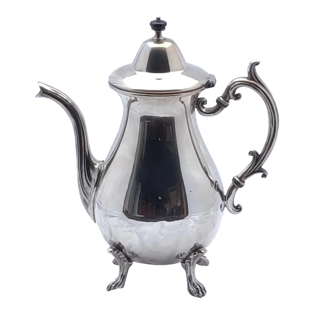 Vintage Silver Plated Tea Pot | Chairish