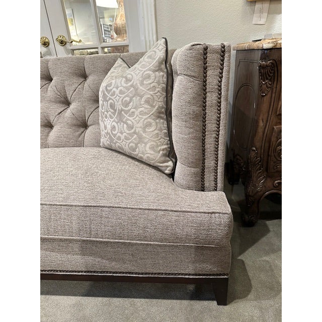 Pearson Traditional Beige Upholstered Sofa | Chairish
