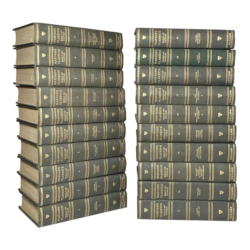 1917 Collier Harvard Classics 20-Piece Volume Hardback Book Collection ...