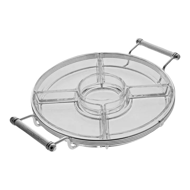 Late 20th Century Christofle Party Tray Christofle Hors d'Oeuvres ...