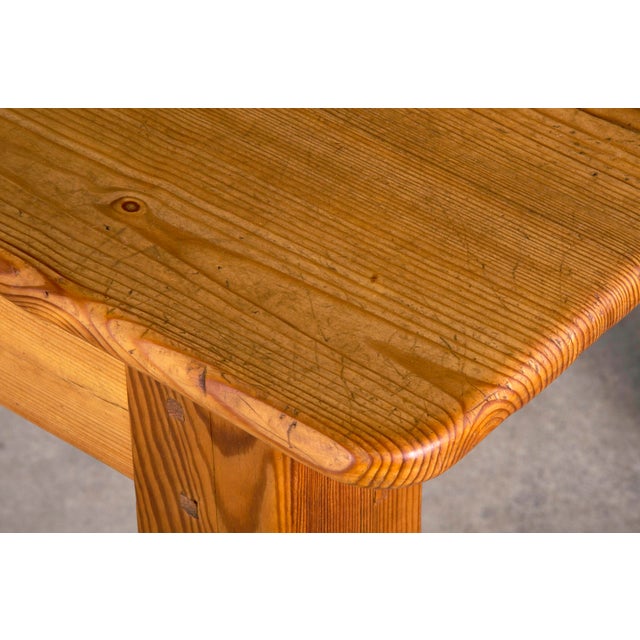English Country Style Pine Dining Table | Chairish