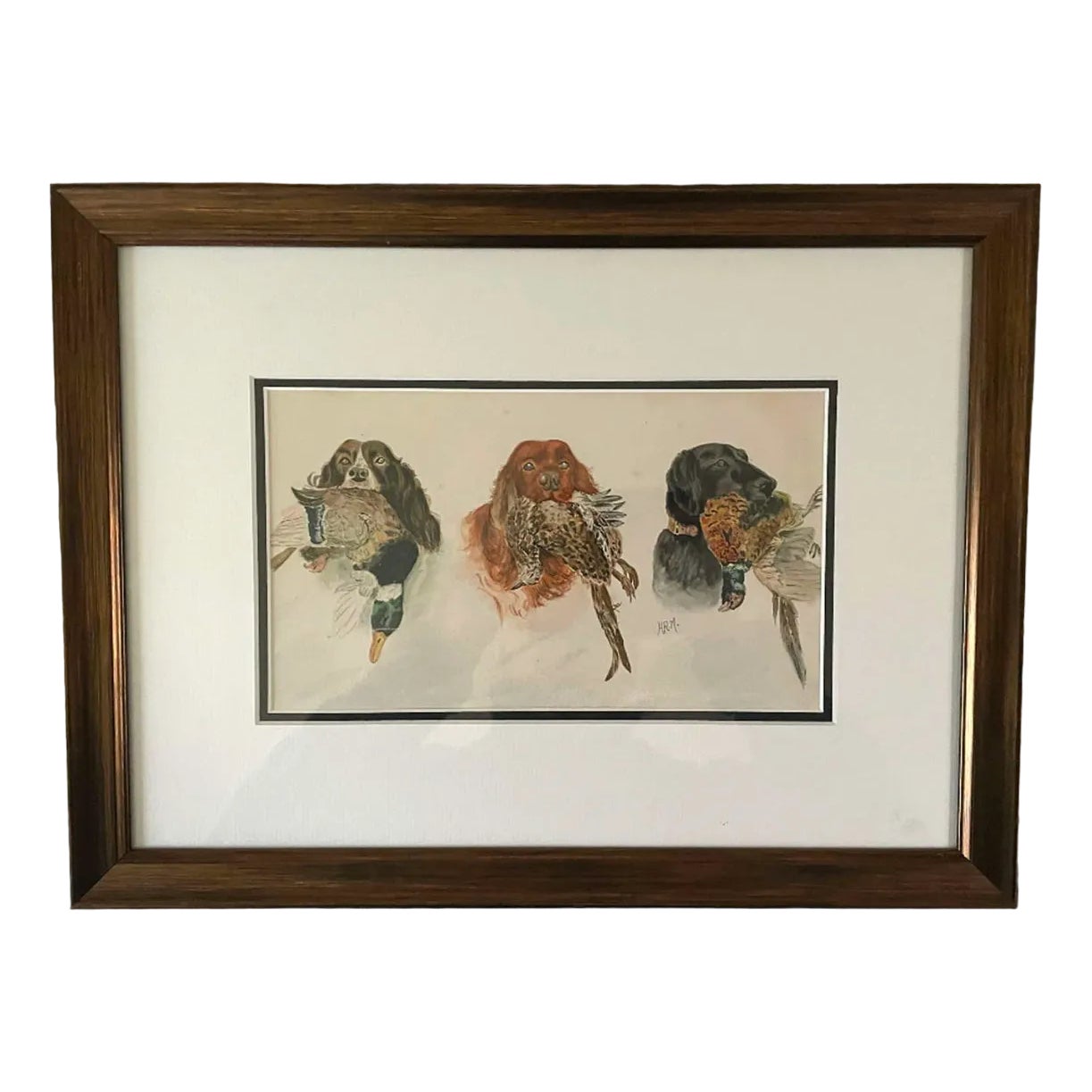 Raoul Millais, Working Dogs, 1960s, Watercolor | Chairish