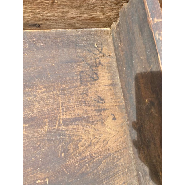 Late 18th Century Antique Queen Anne Pennsylvania Walnut Two Drawer