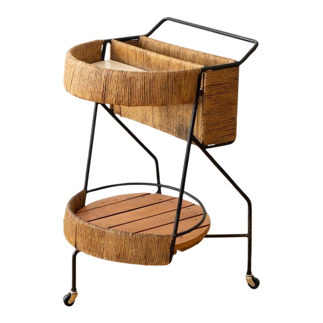 1950s Arthur Umanoff Bar Cart | Chairish