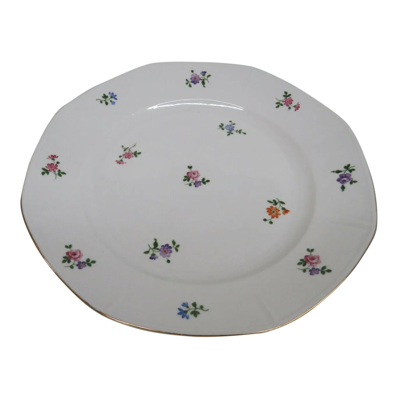 Mid 20th Century Zeh Scherzer Bavaria Floral German Porcelain Serving ...