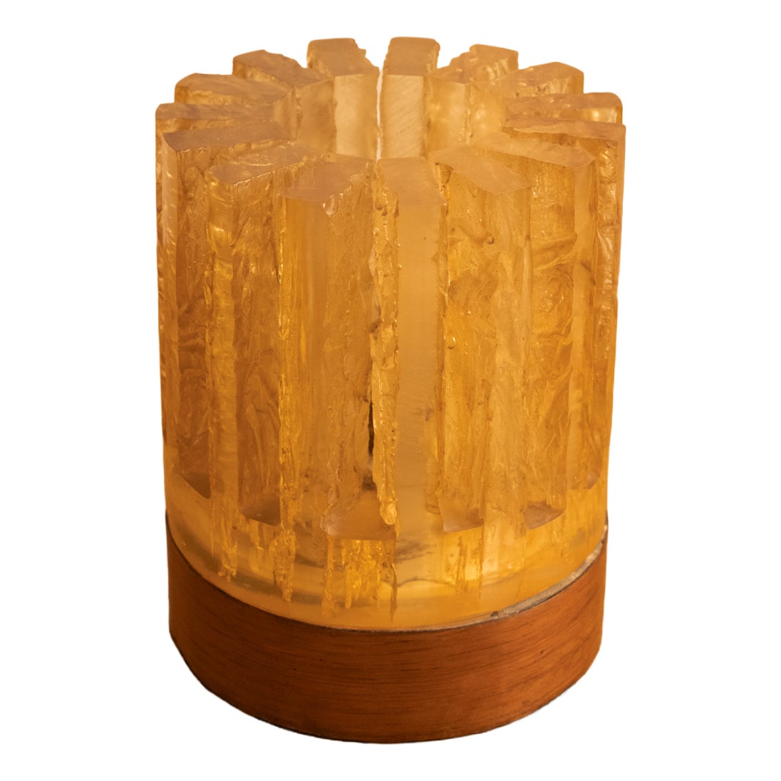 Vintage Cylindrical Table Lamp, 1960s | Chairish