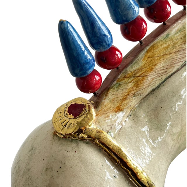 Original Mystical Jeweled Horse Sculpture by Domenico Pinto | Chairish