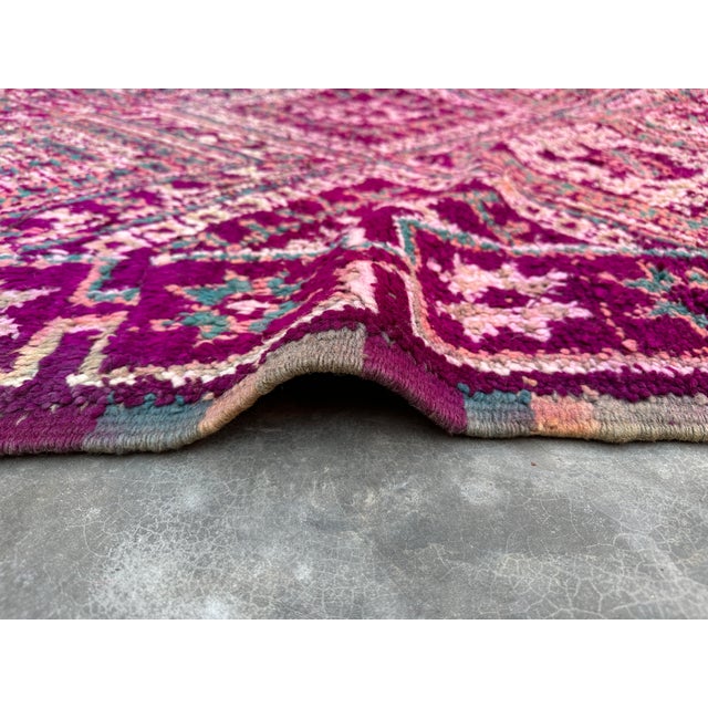 Moroccan Purple Rug - 6'4" X 10'2" Ft | Chairish