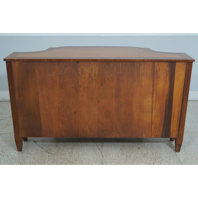 Wellington Hall Adams Paint Decorated Commode Server | Chairish