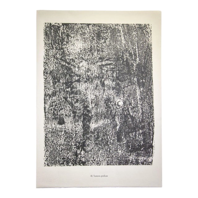 Jean Dubuffet, Texture Profuse, Lithograph, 1959 | Chairish