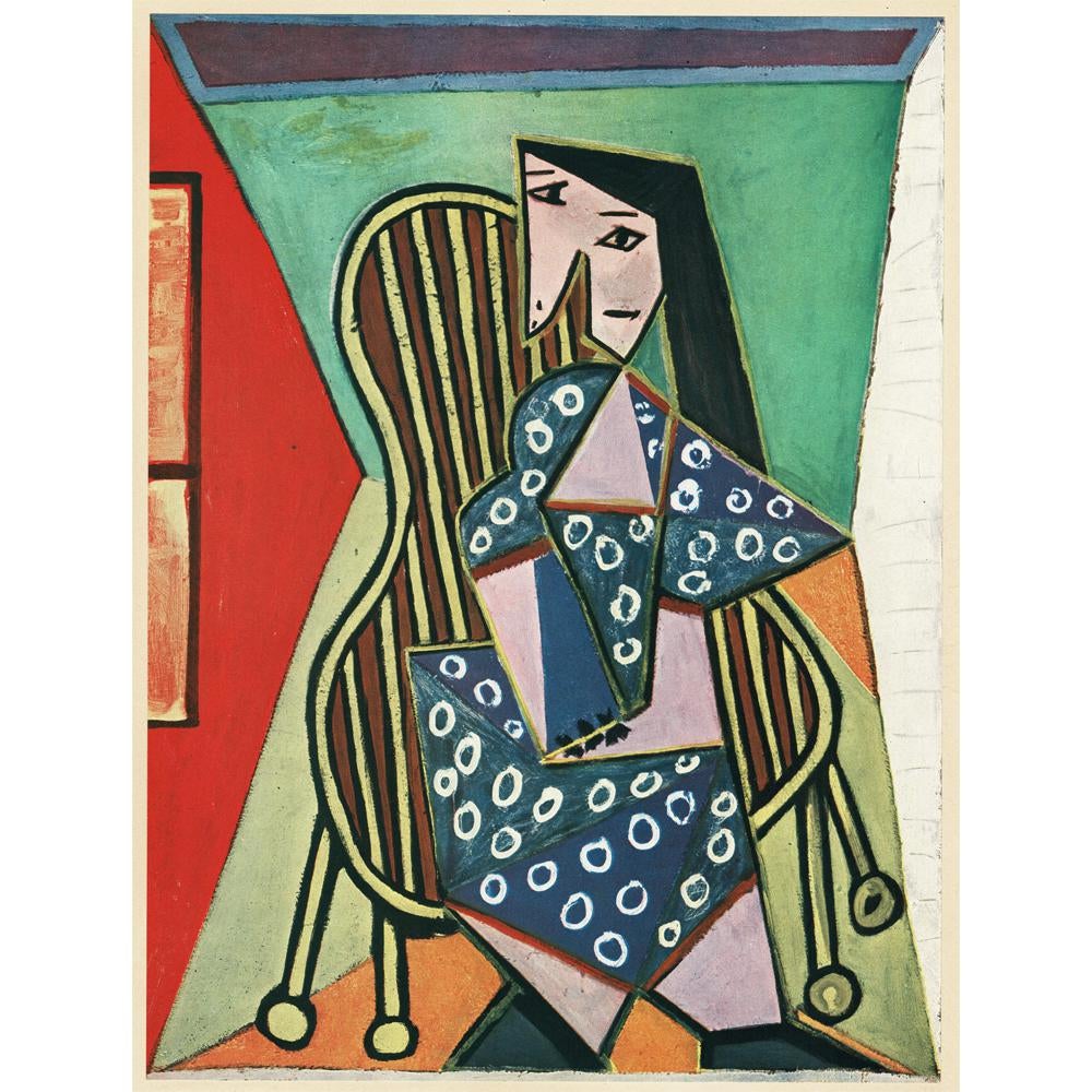 1943 Picasso Original "Femme Assise" Period Lithograph | Chairish