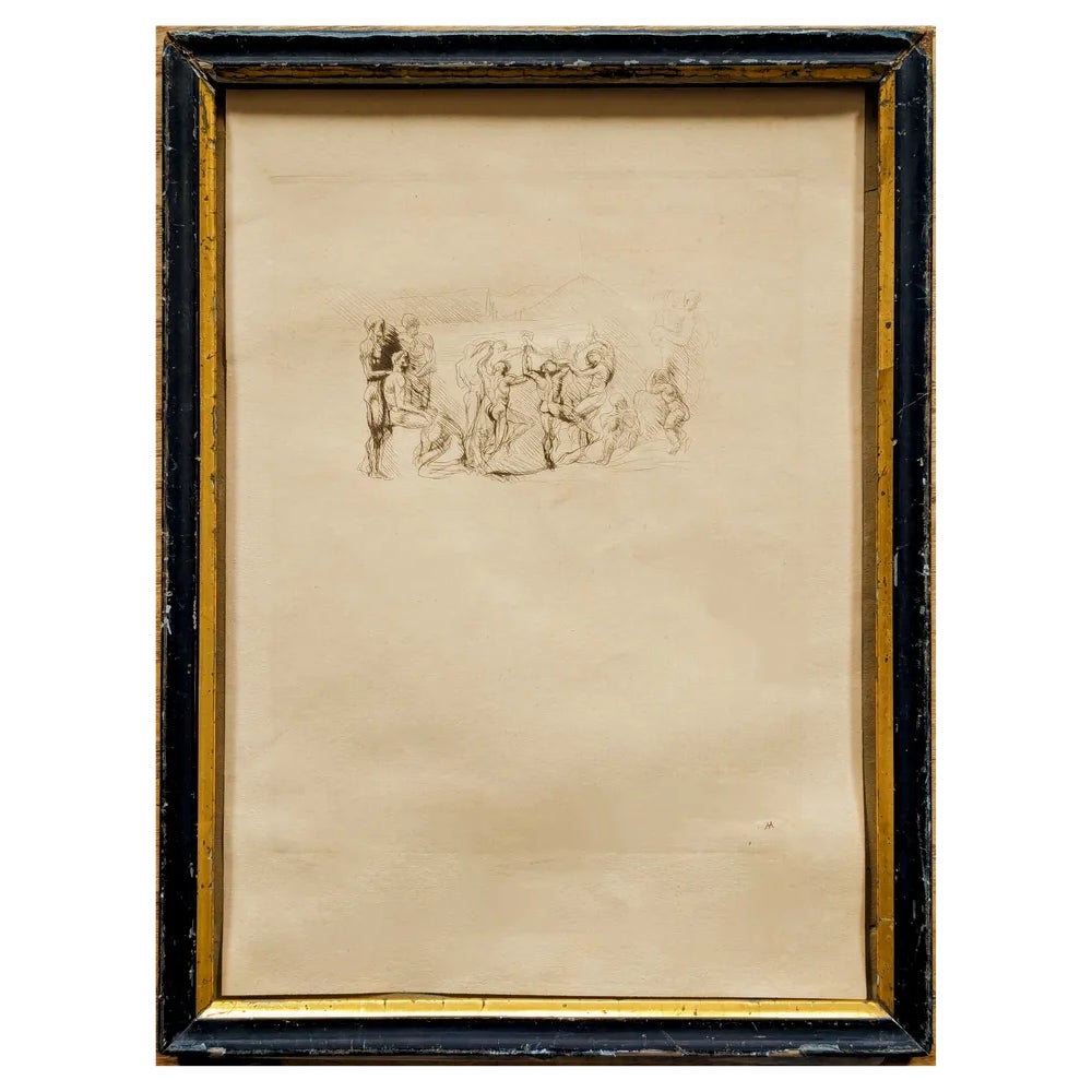 Auguste Rodin, The Round (La Ronde), Original Drypoint Etching, 1905 ...