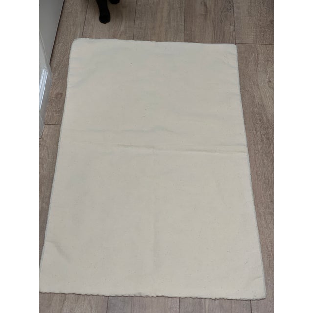 Handcrafted Crewel Knit Area Rug or Wall Hanging | Chairish