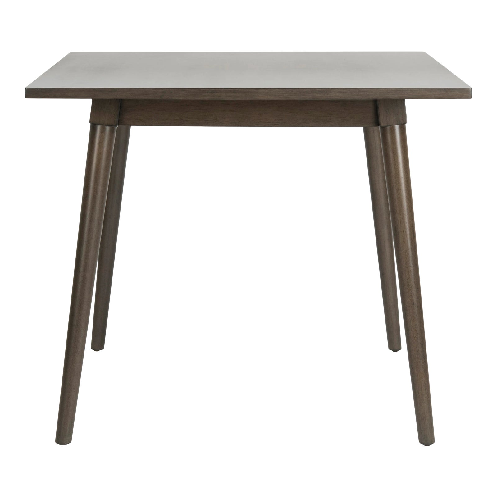 Square Modern Dining Table in Grey Walnut | Chairish
