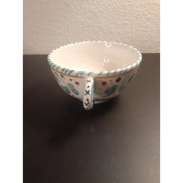 1980s Deruta Italy Dual Handle Bowl | Chairish