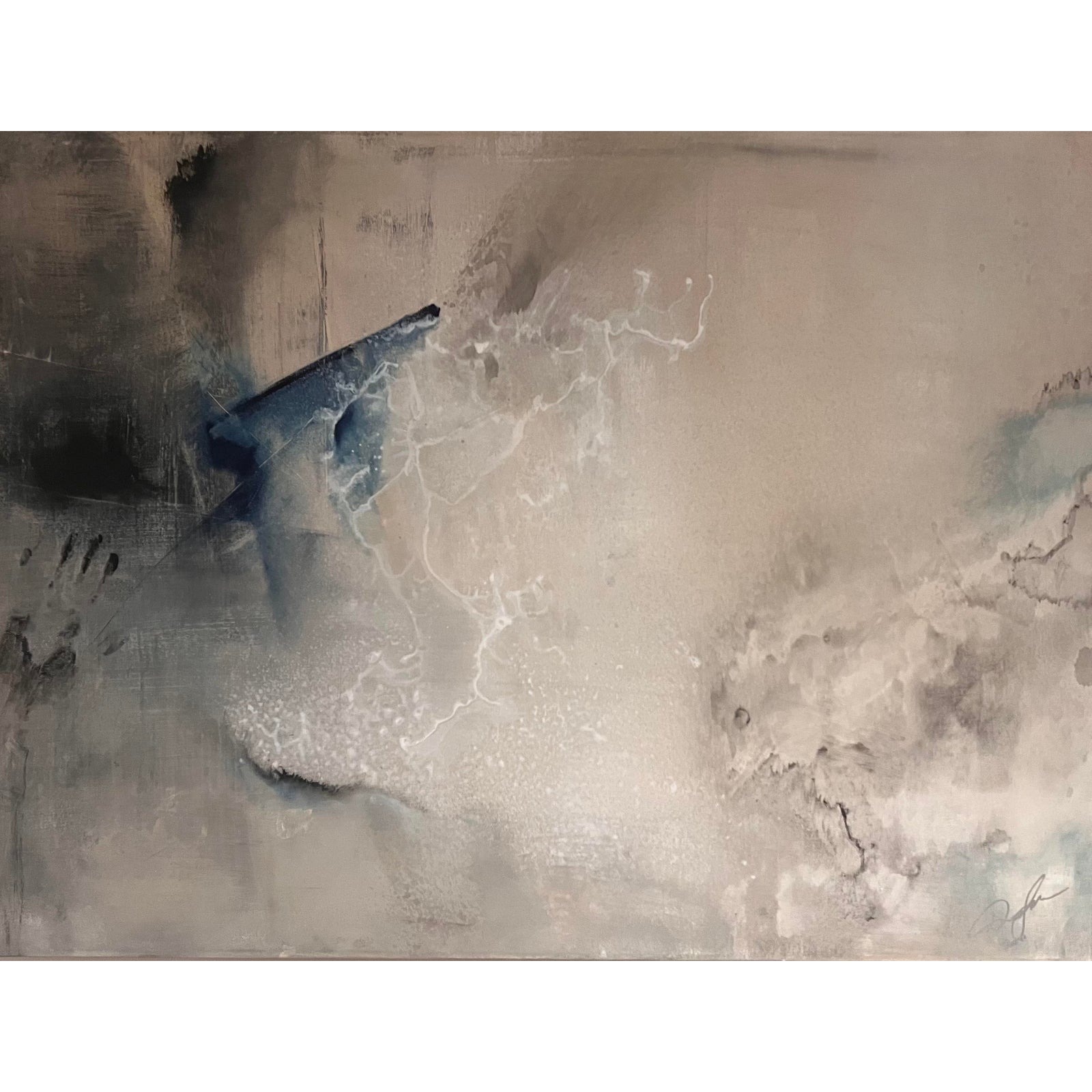 Ting Tang Abstract Original Painting | Chairish