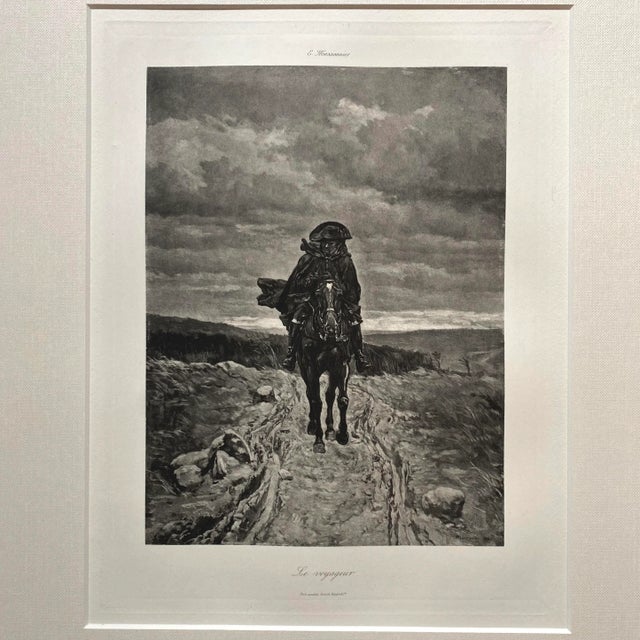 Late 19th Century Jean-Louis-Ernest Meissonier Print, Le Voyageur ...