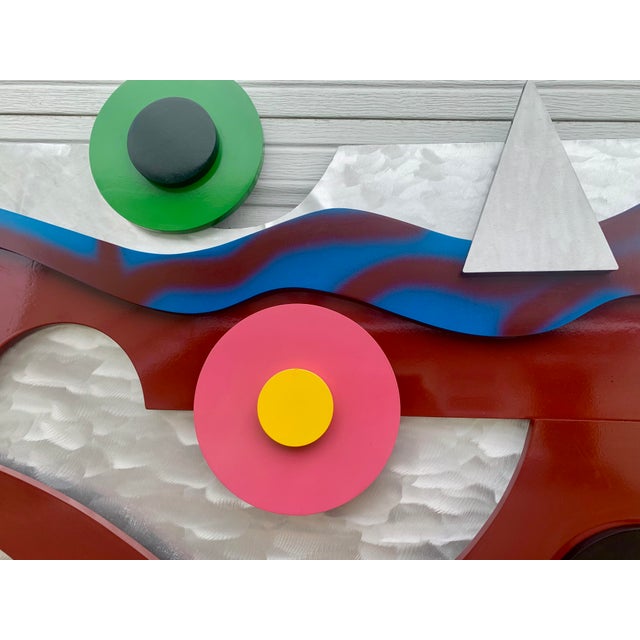 Memphis Style Wall Sculpture | Chairish