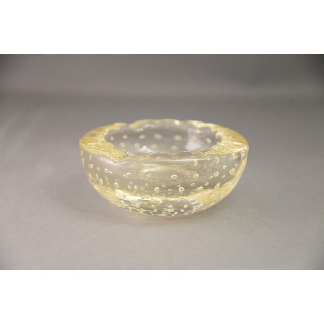 Pair of Daum Nancy Mid-Century Modern Ashtrays French | Chairish