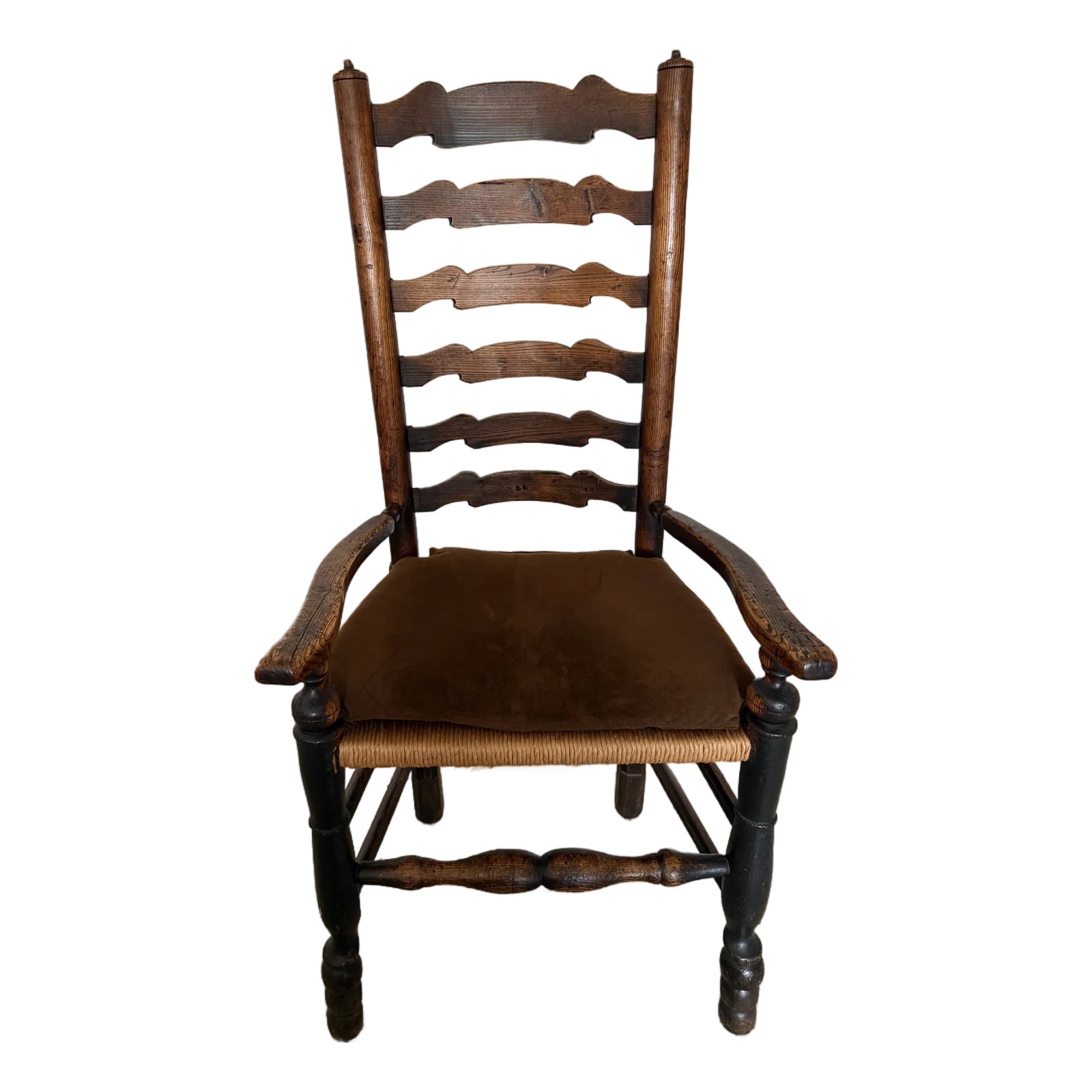 Antique Ladderback Chair | Chairish