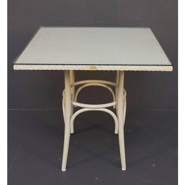 Lloyd Loom Table and Chairs Set From England (Six Chairs, Two Tables ...