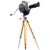 C. 1931 Movie Camera Hand Crank Winder With Wood Tripod | Chairish