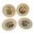 Early 1900s John James Adams Audubon Plates- Set of 4 | Chairish