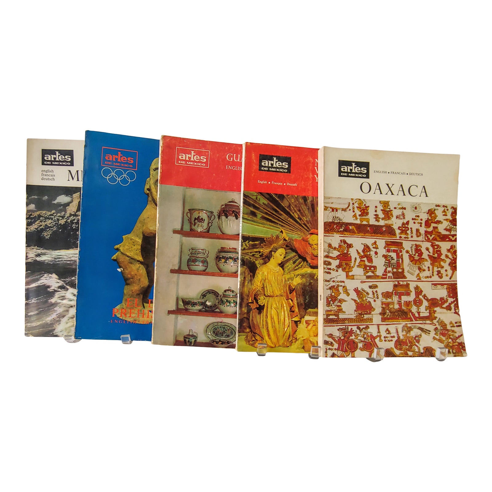 1960s "Artes De Mexico" Mexican Art Magazine Issues 68-76 - Set of 5 ...