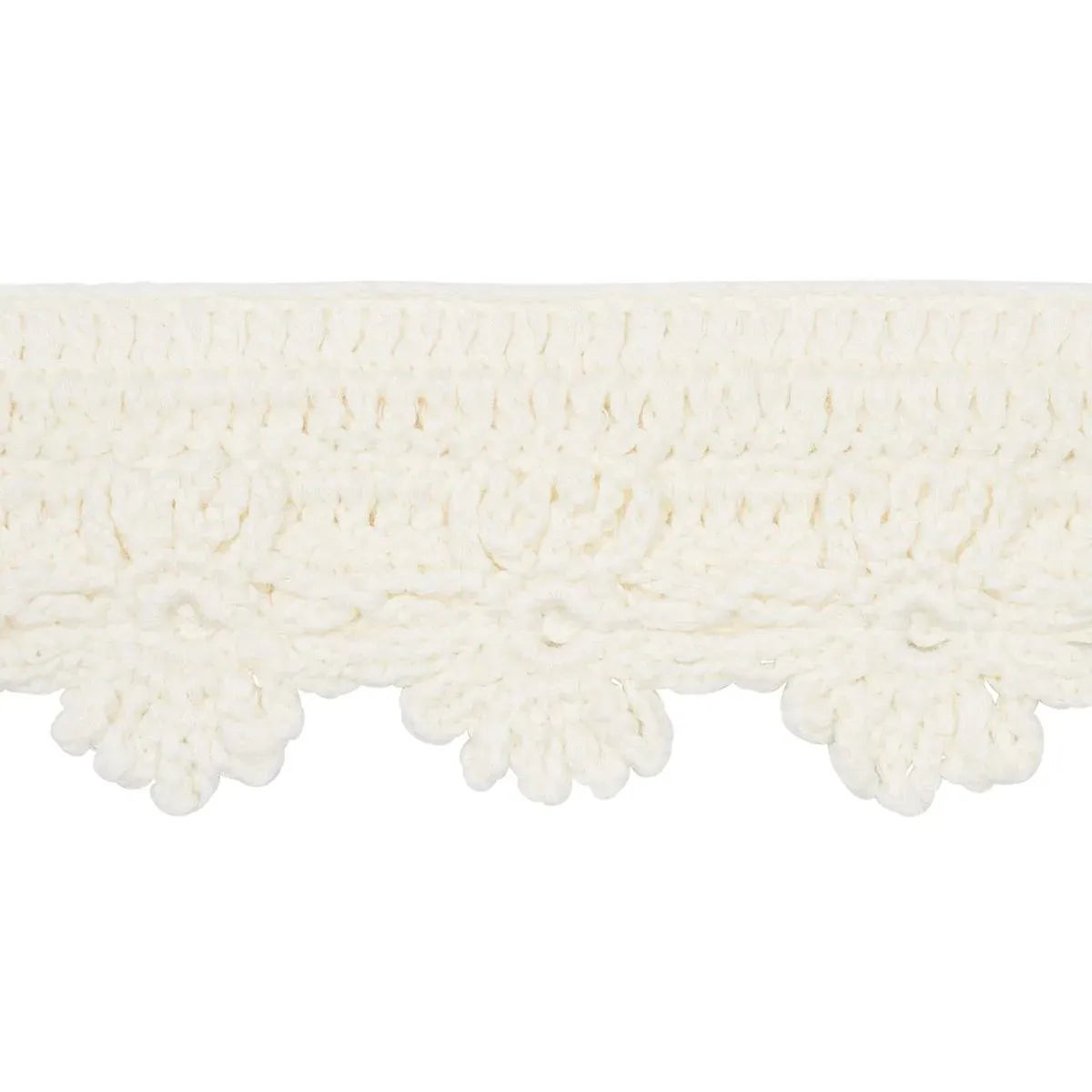 Sample - Schumacher x Victor Glemaud Evelyne Crochet Trim in Ivory ...