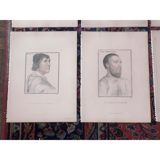 Antique Early 19th C.Engraved Portraits of the Court of Henry VIII ...