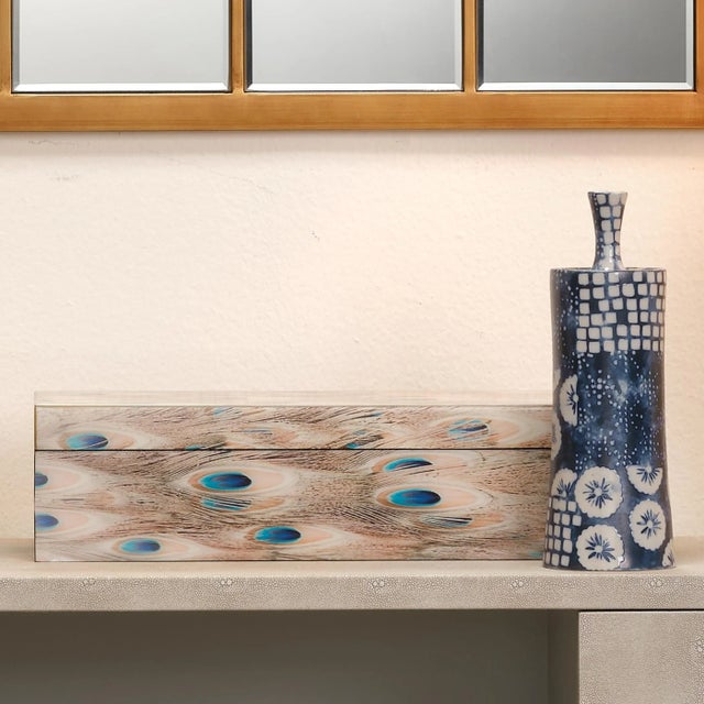 Plume Rectangle Box | Chairish