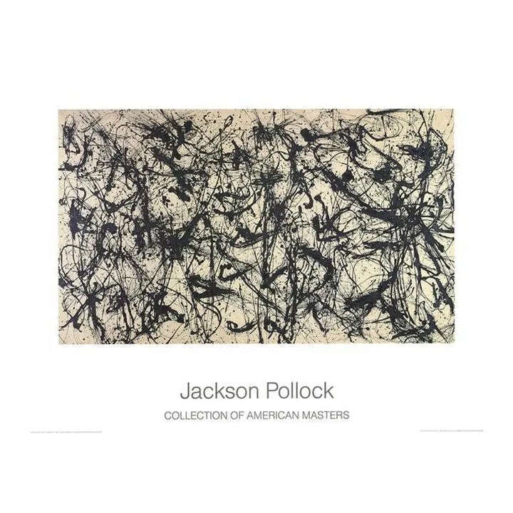 Jackson Pollock Number 32 (1950), 2004 Lithograph | Chairish
