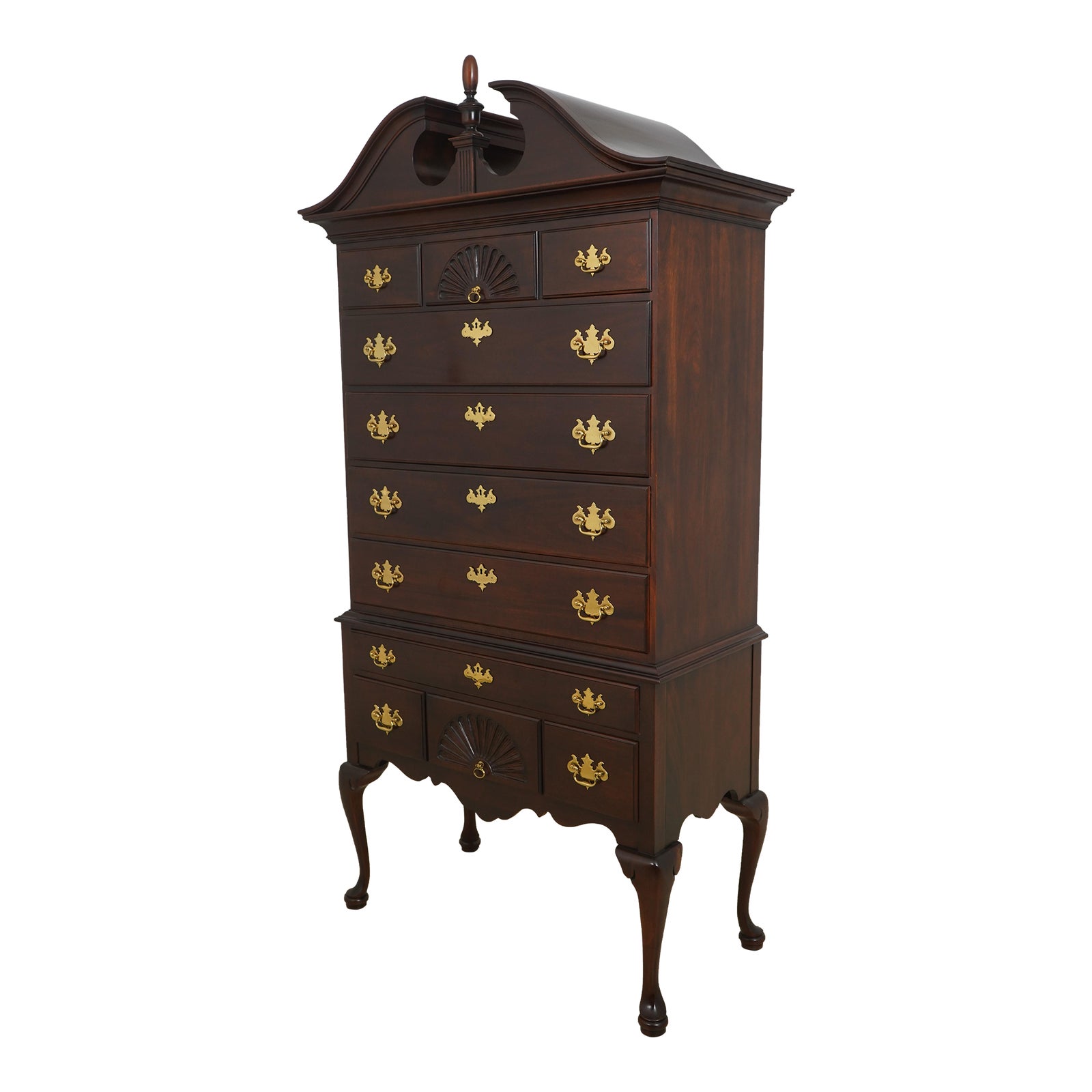 Pennsylvania House Cherry New England Style Highboy | Chairish