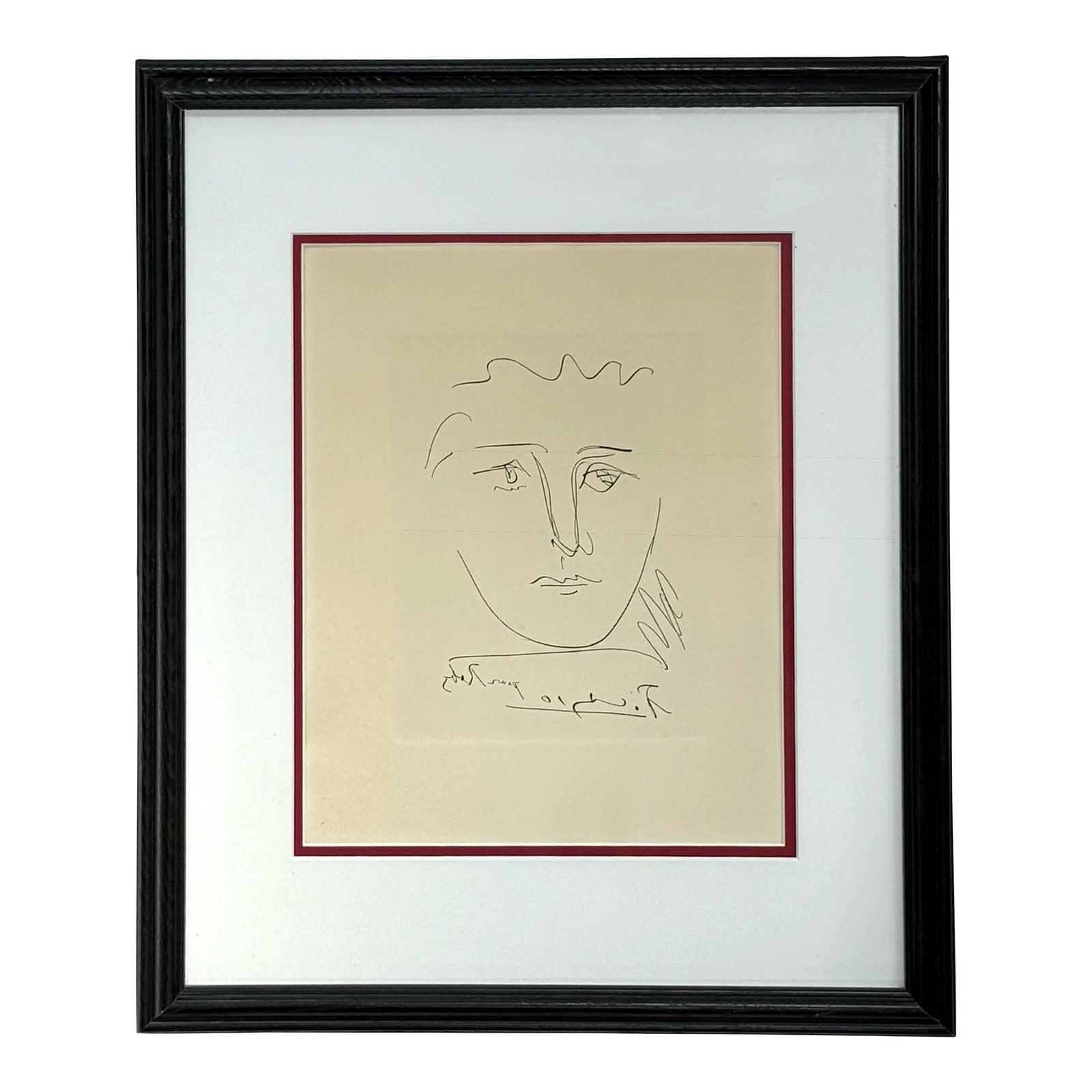 1960s Original Pablo Picasso Etching "Pour Roby" (L'Age De Soleil ...