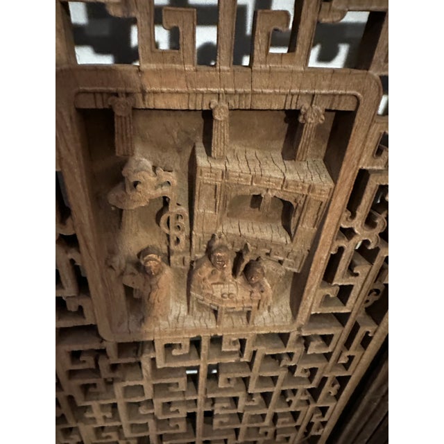 Late 19th Century Chinese Wedding Doors Shutters - Set of 2 | Chairish