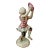Late 20th Century Chinoiserie Porcelain Monkey Playing Tambourine ...