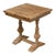 Carved Wooden Side Table | Chairish