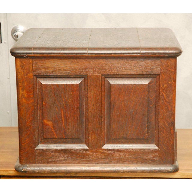 Late 19th Century Desk Top File Cabinet | Chairish