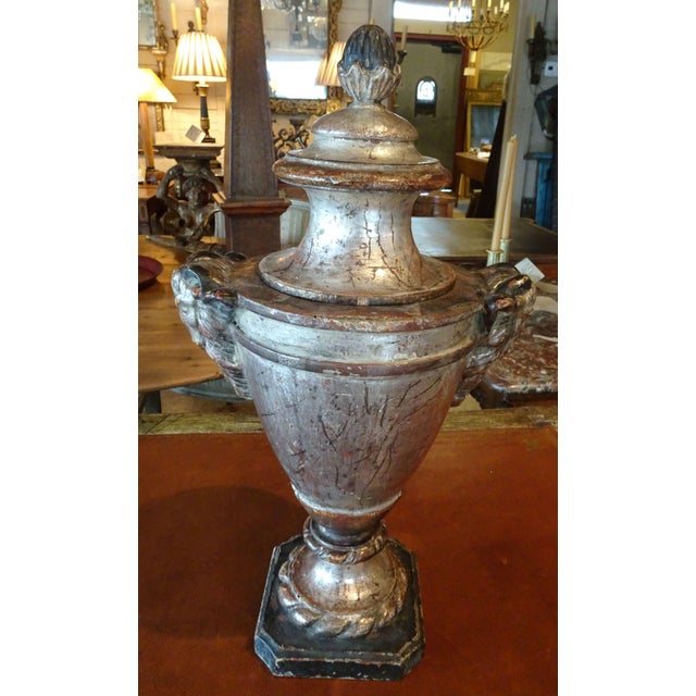 19th Century Silver Gilt Italian Urn | Chairish