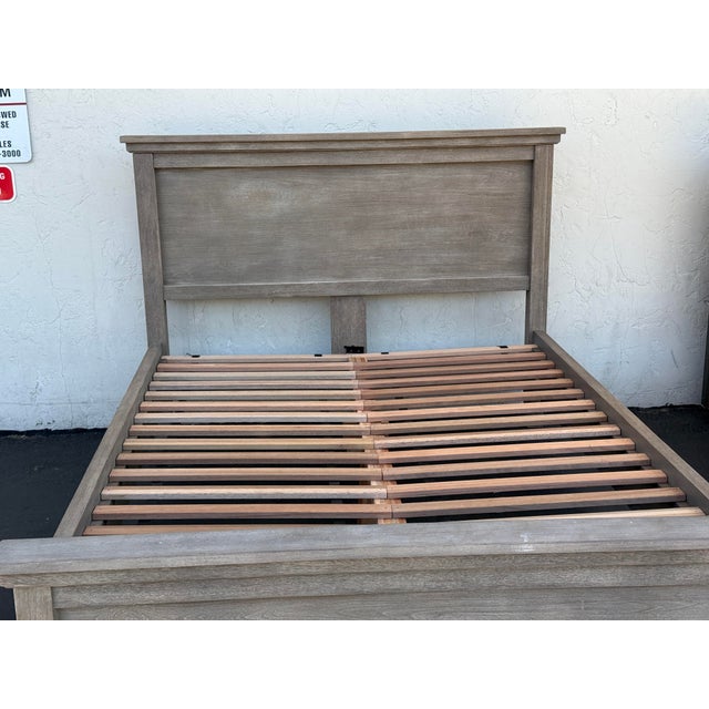 Queen Size Pottery Barn Farmhouse Bed Frame | Chairish