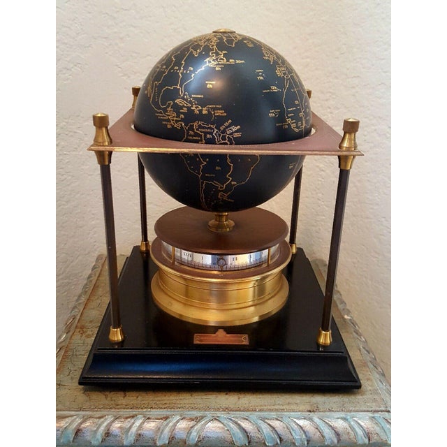 1979 Royal Geographical Society World Clock Imhof Switzerland | Chairish