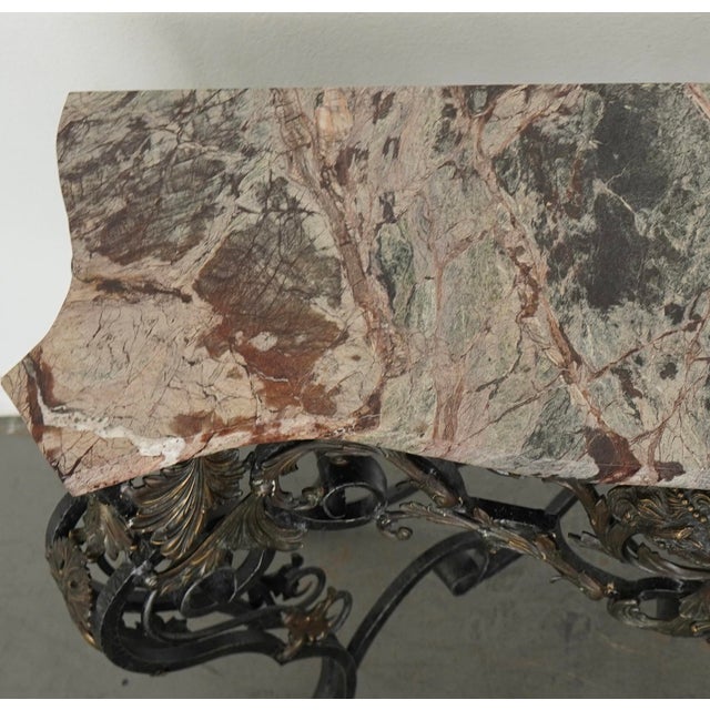 Vintage Neoclassical Console Table Attributed to Maitland-Smith | Chairish