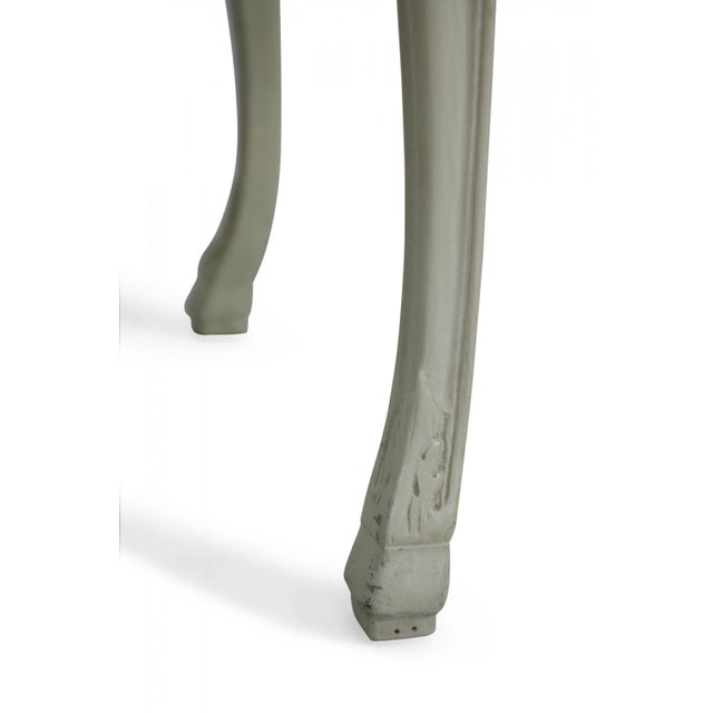 French Provincial Style Beige Painted Foyer / Console Table | Chairish