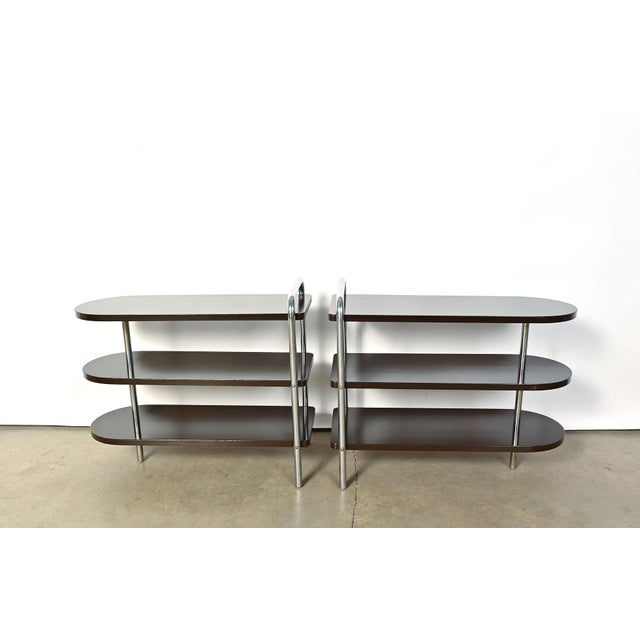 1930s Wolfgang Hoffmann for Howell No. 806 Side Tables Bauhaus - Set of 2 | Chairish