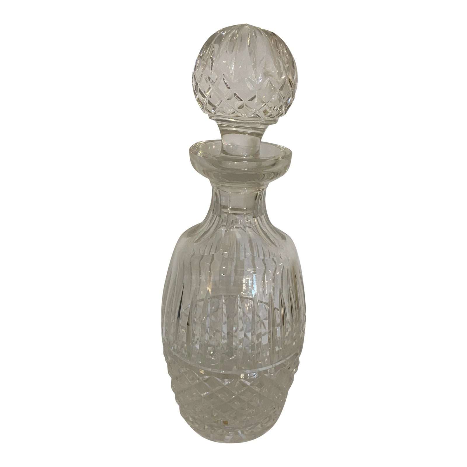 Vintage Pineapple Shape Crystal Decanter | Chairish