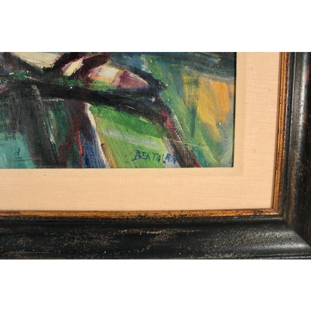 Albert Bertalan (Hungarian, 1899-1957), Tropical Boat Landing, Oil on ...