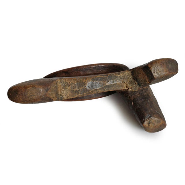 Mid 20th Century Old East African Headrest | Chairish