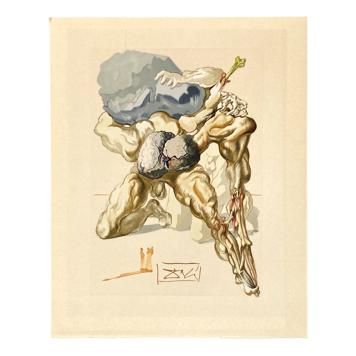 Salvador Dalí­, Dante's Divine Comedy Series Work, 1950s-1960s, Wood ...