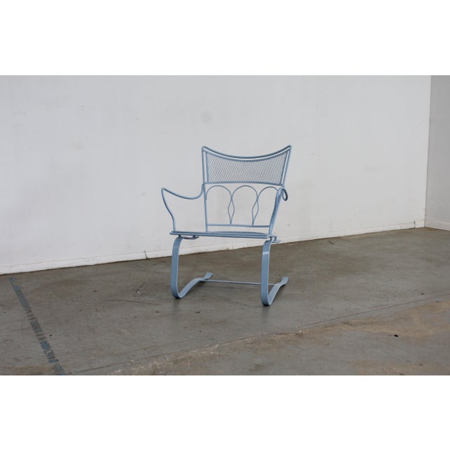 Mid-Century Modern Salterini Springer Rocker Patio Lounge Chair | Chairish