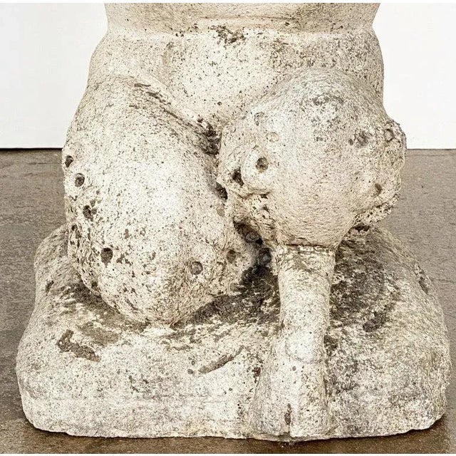 Italian Putti or Cherub Garden Stools of Composition Stone - Four ...